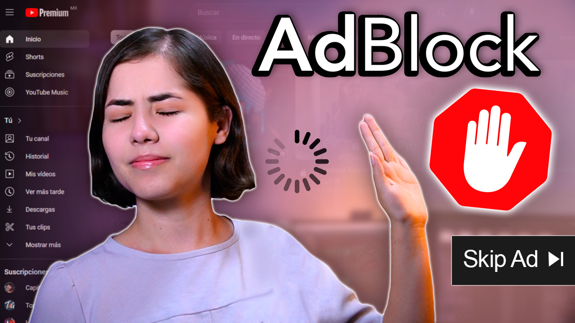 AdBlock en problemas con YouTube • Entorno Simple